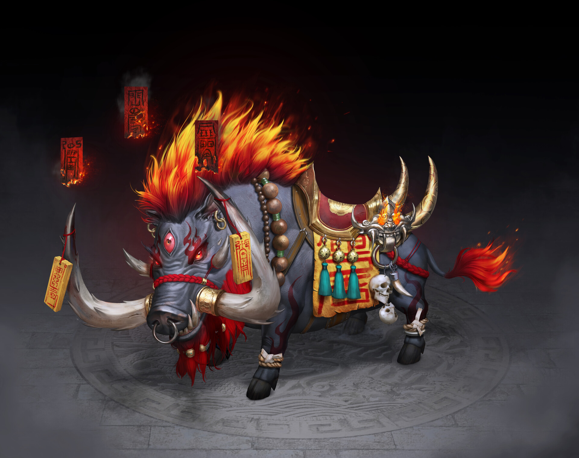 ArtStation - Wild boar creature