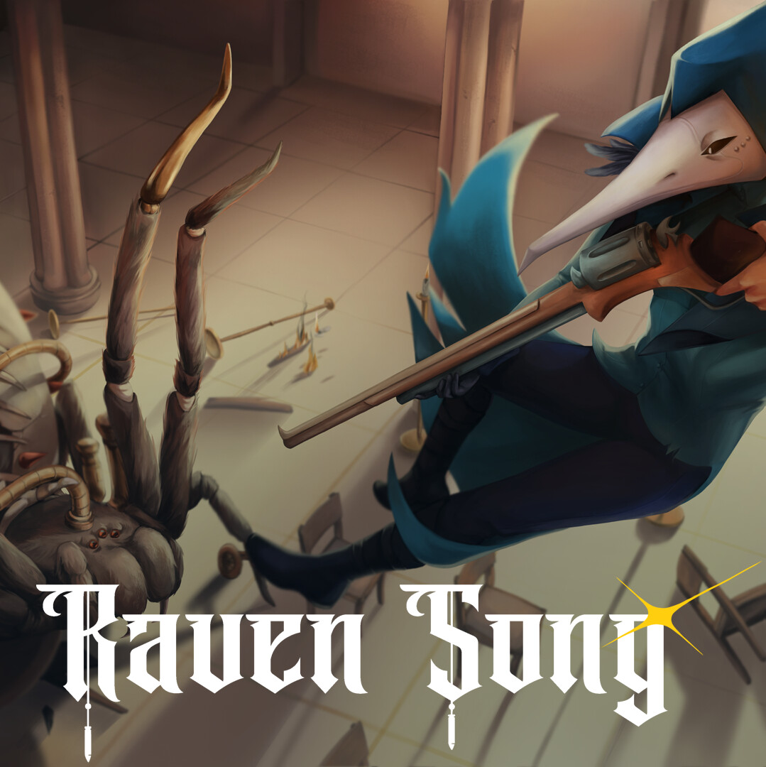 ArtStation - Raven Song - Cathedral Boss Keyart