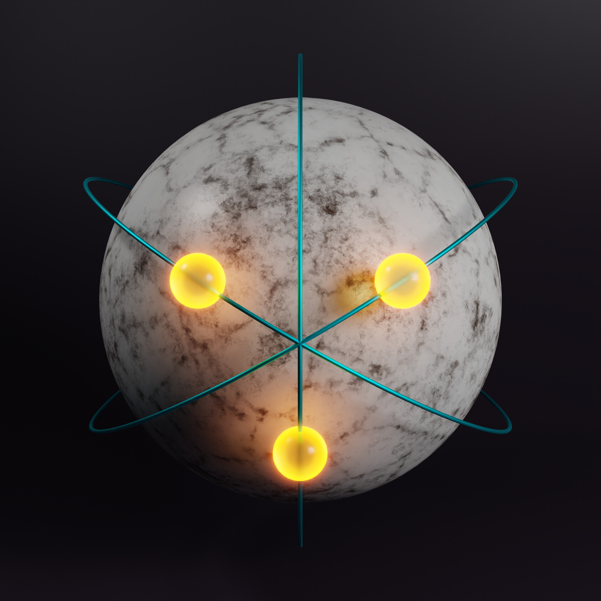 ArtStation - Abstract Atomic Structure