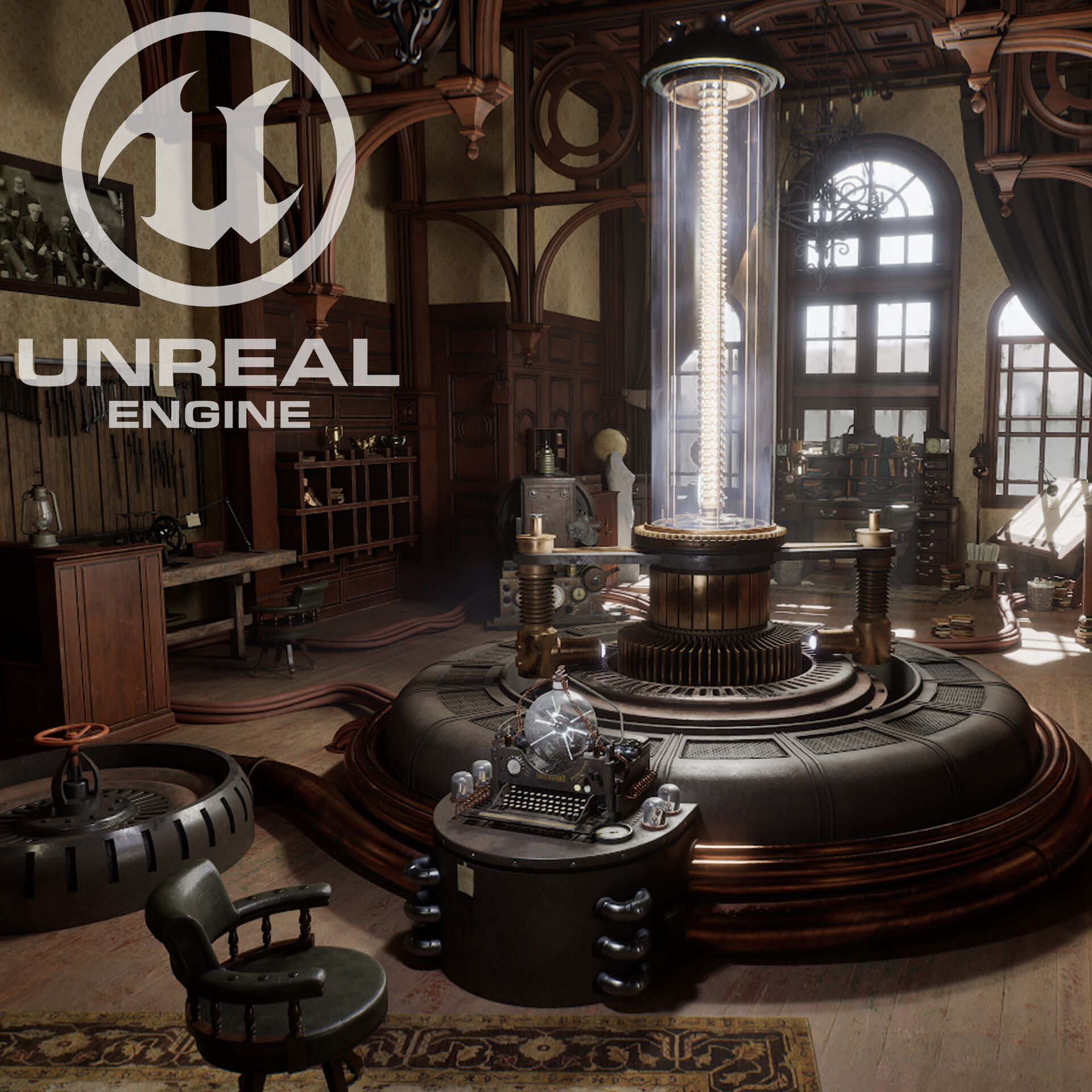 ArtStation - Inventor's Workshop - Unreal Environment