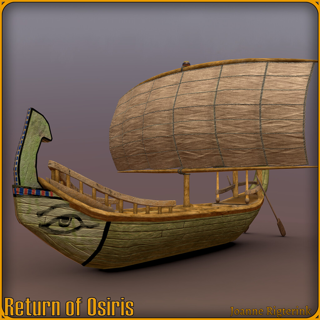 Joanne Rigterink - Egyptian ship for Return of osiris