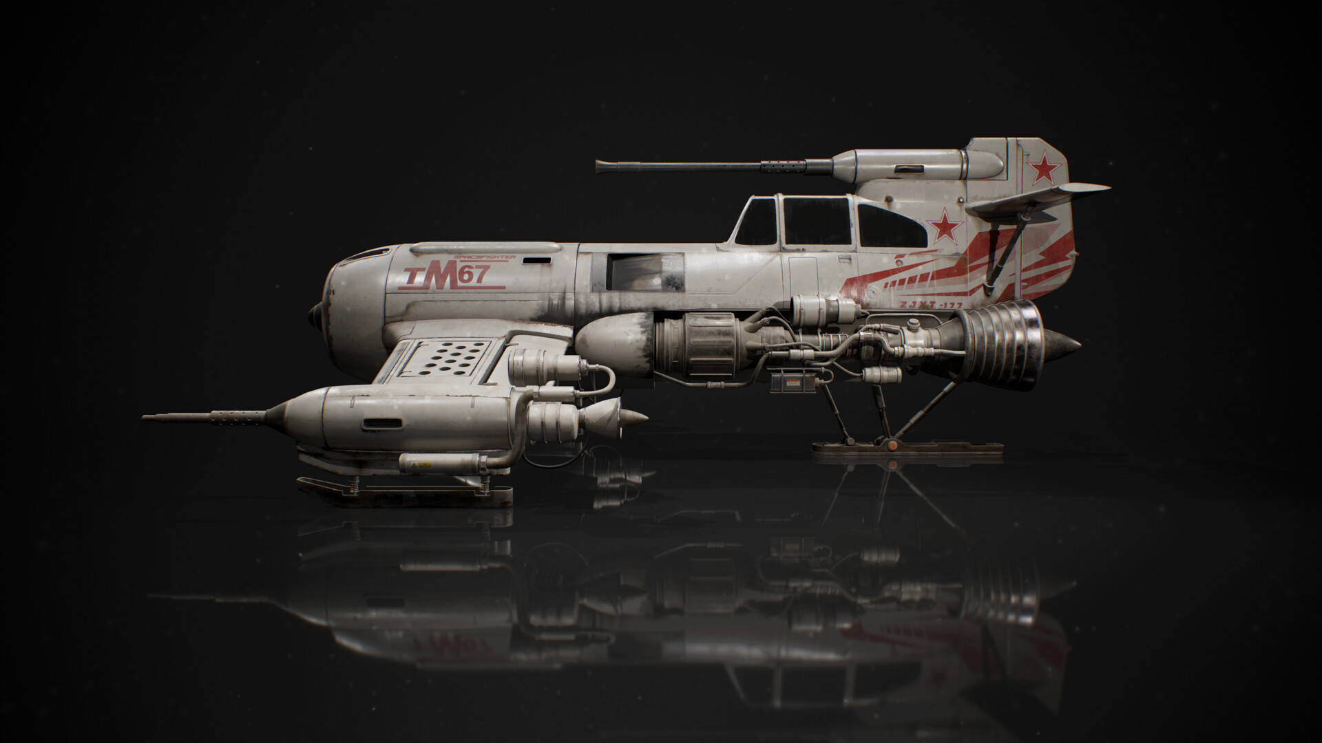 ArtStation - Retro Space Fighter