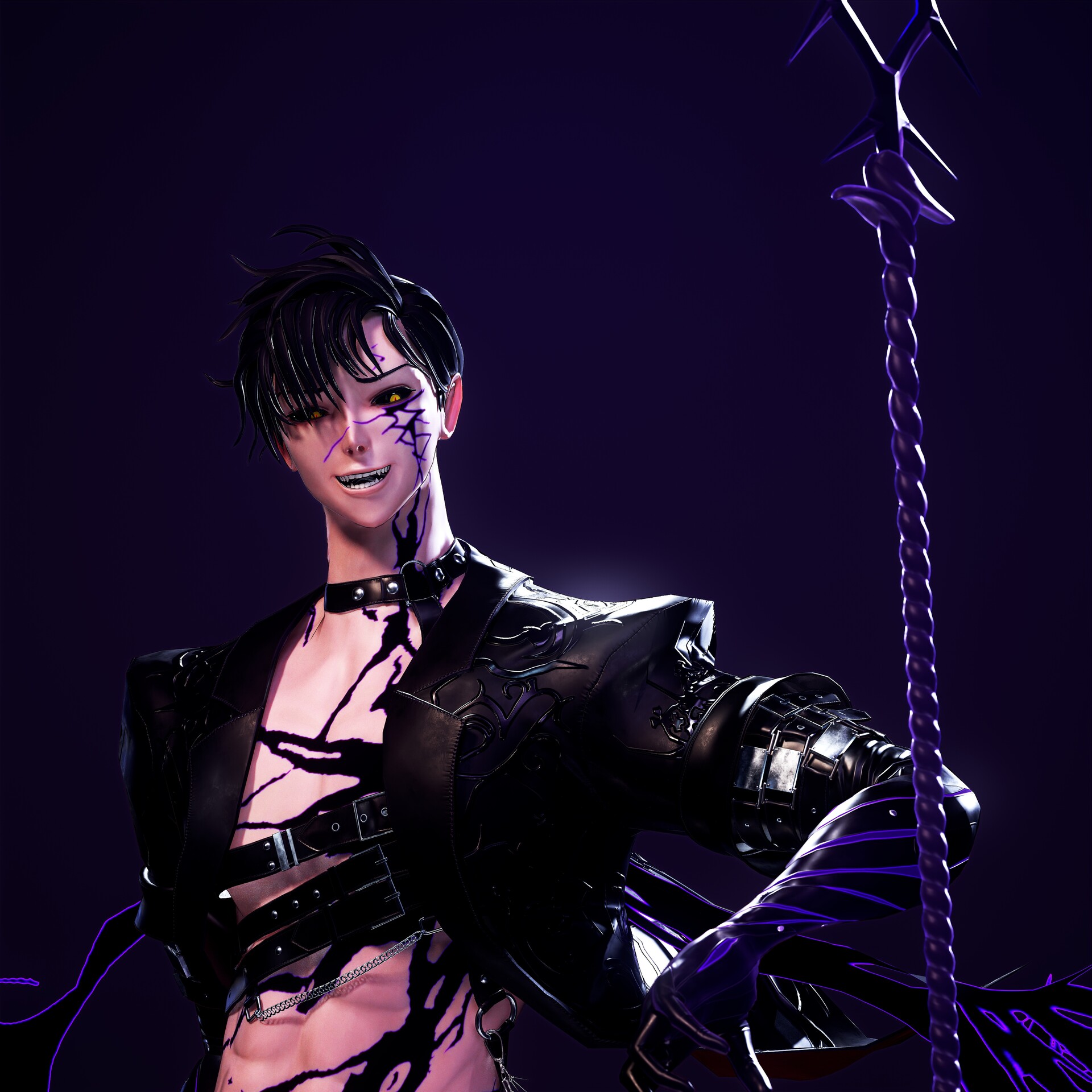 ArtStation - [DUNGEON & FIGHTER] 진(眞)다크 랜서 Neo: Dark Lancer(Neo: Impaler)