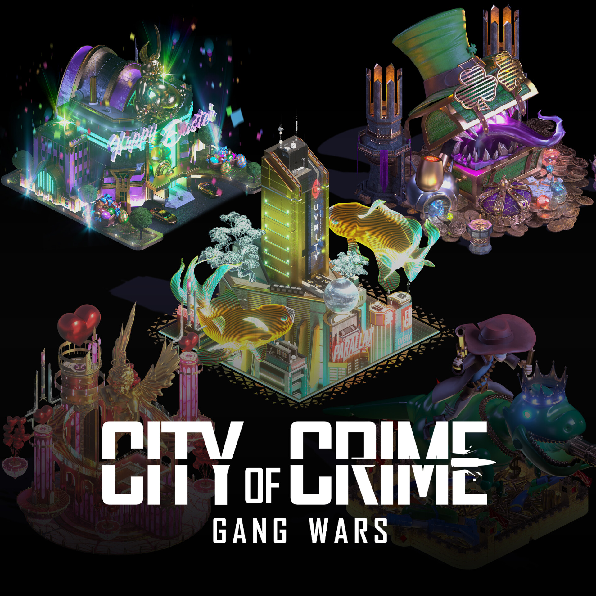 ArtStation - CITY OF GRIME-SCENE COMMERCIALIZATION DESIGN