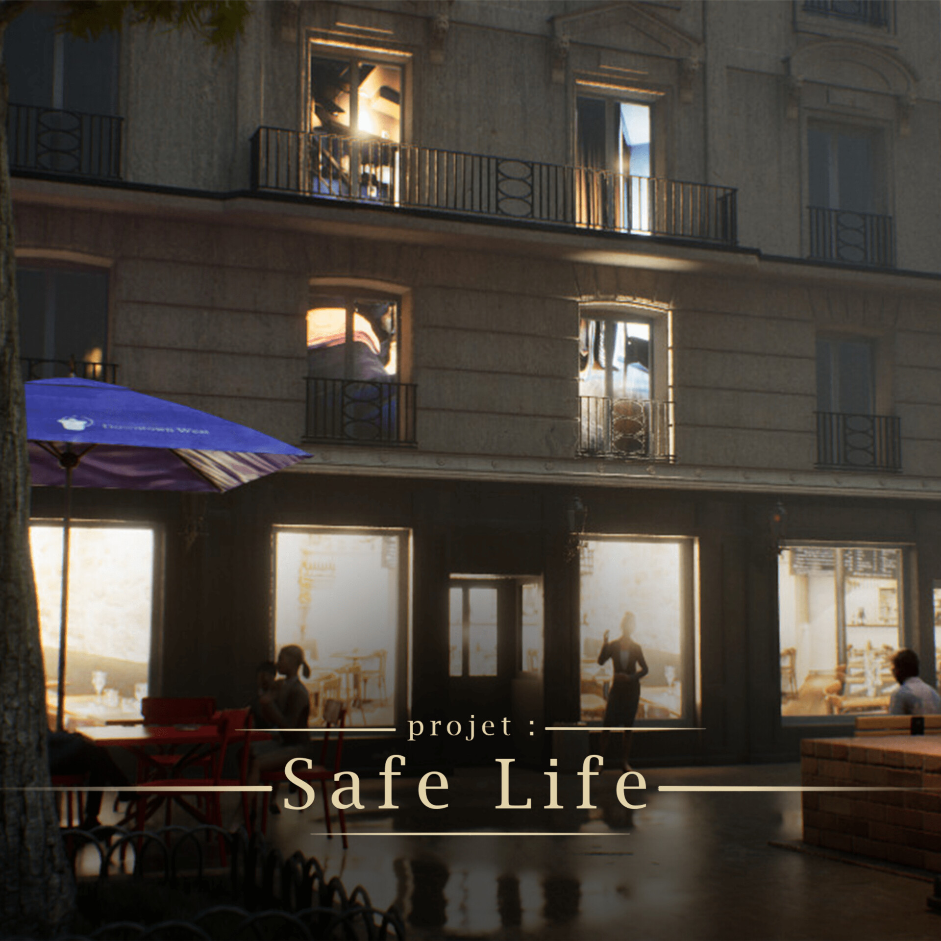 ArtStation - Graphic prototype "Project : Safe Life"