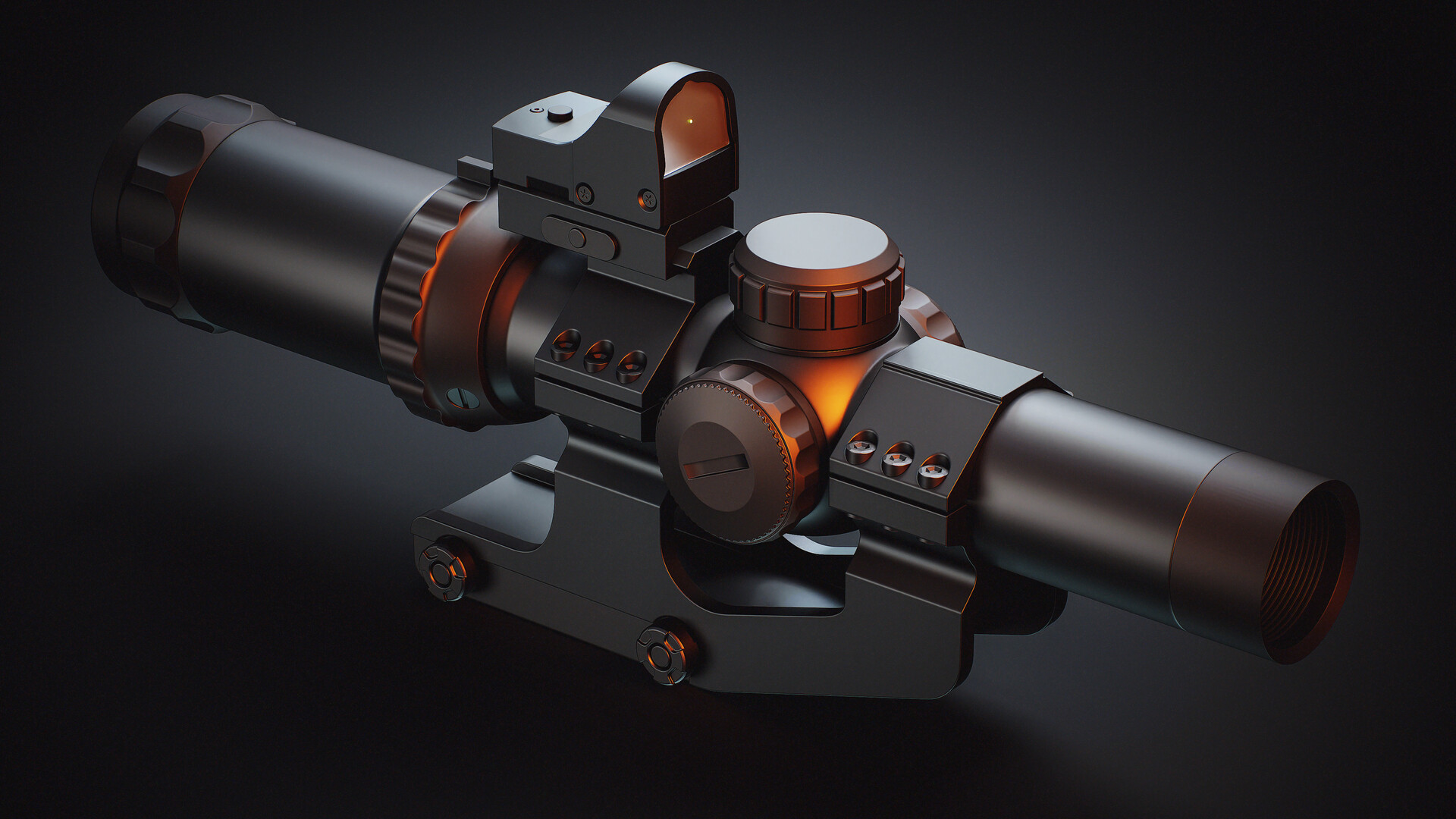 ArtStation - Optical scope Highpoly