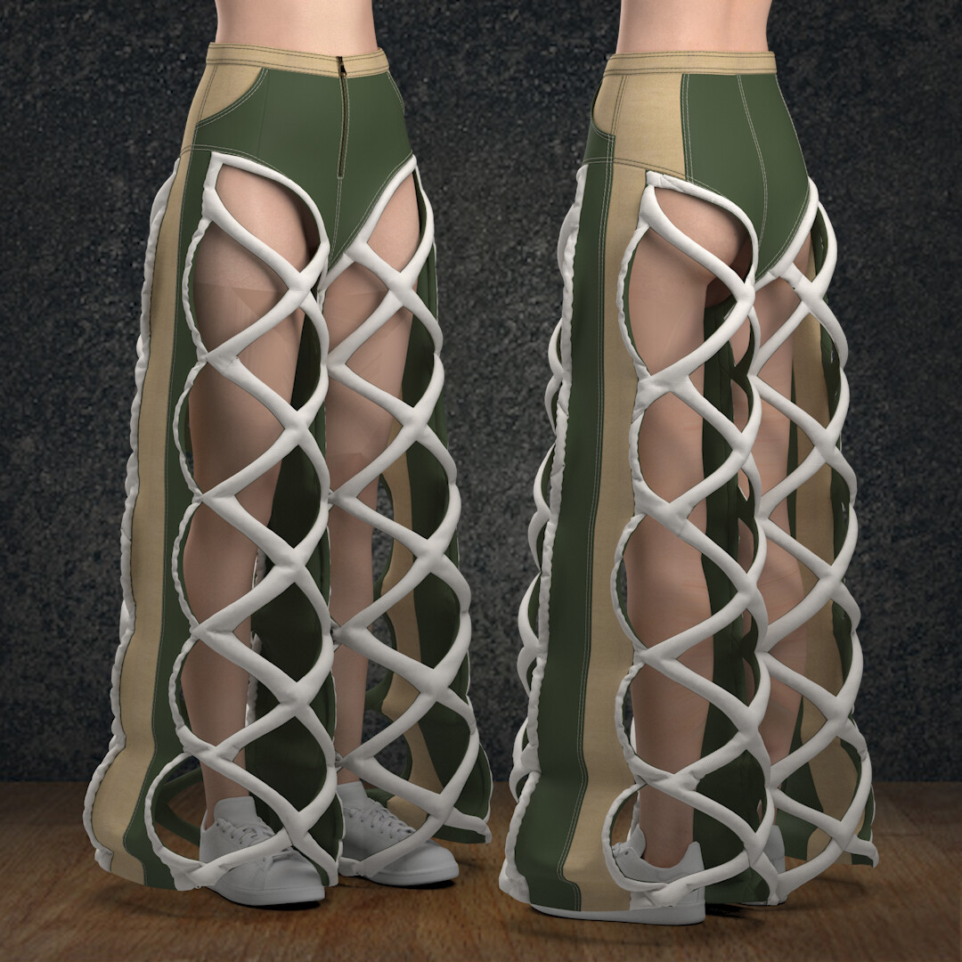 ArtStation - Simulation in CLO3D, digital clothes