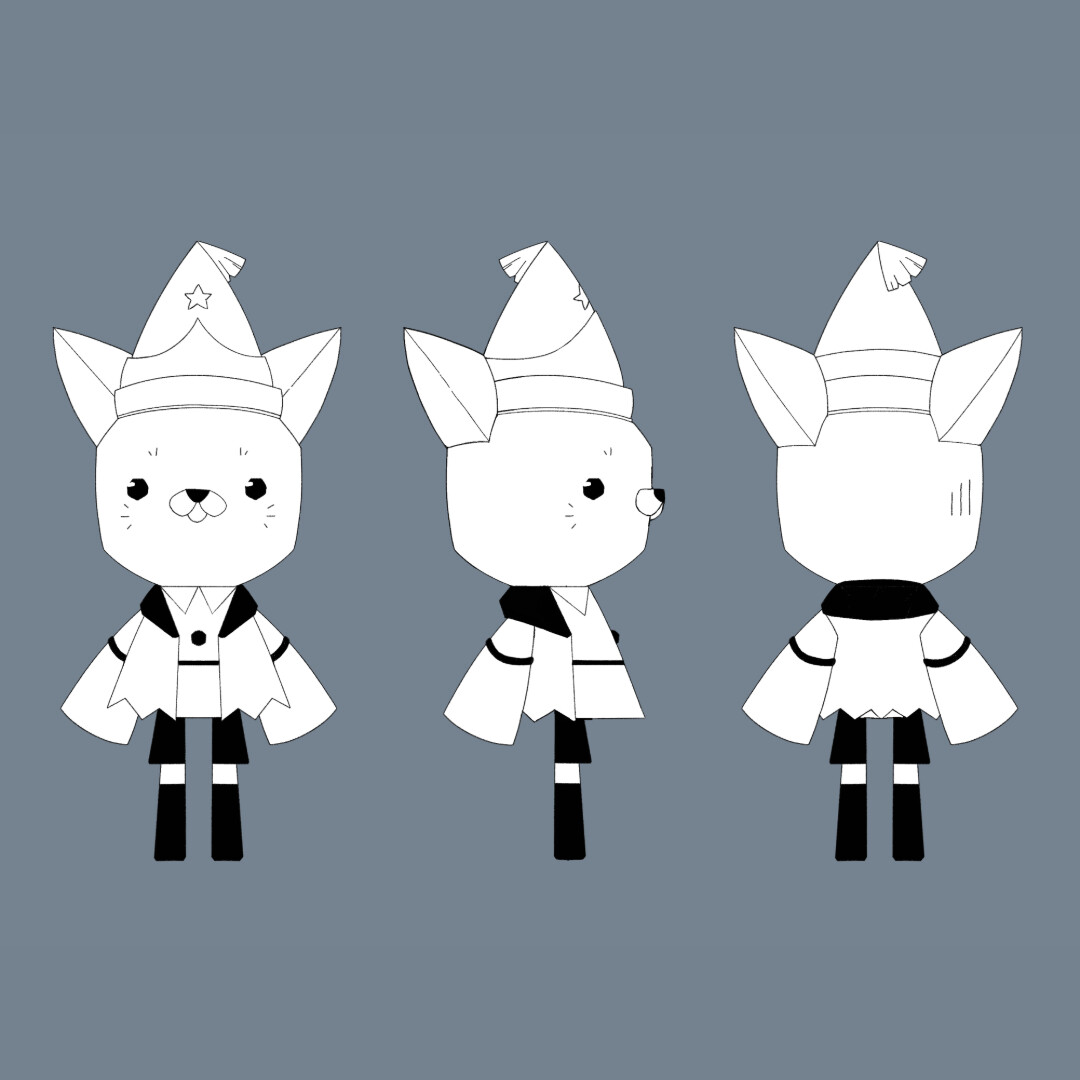 ArtStation - Cat Wizard Character Design