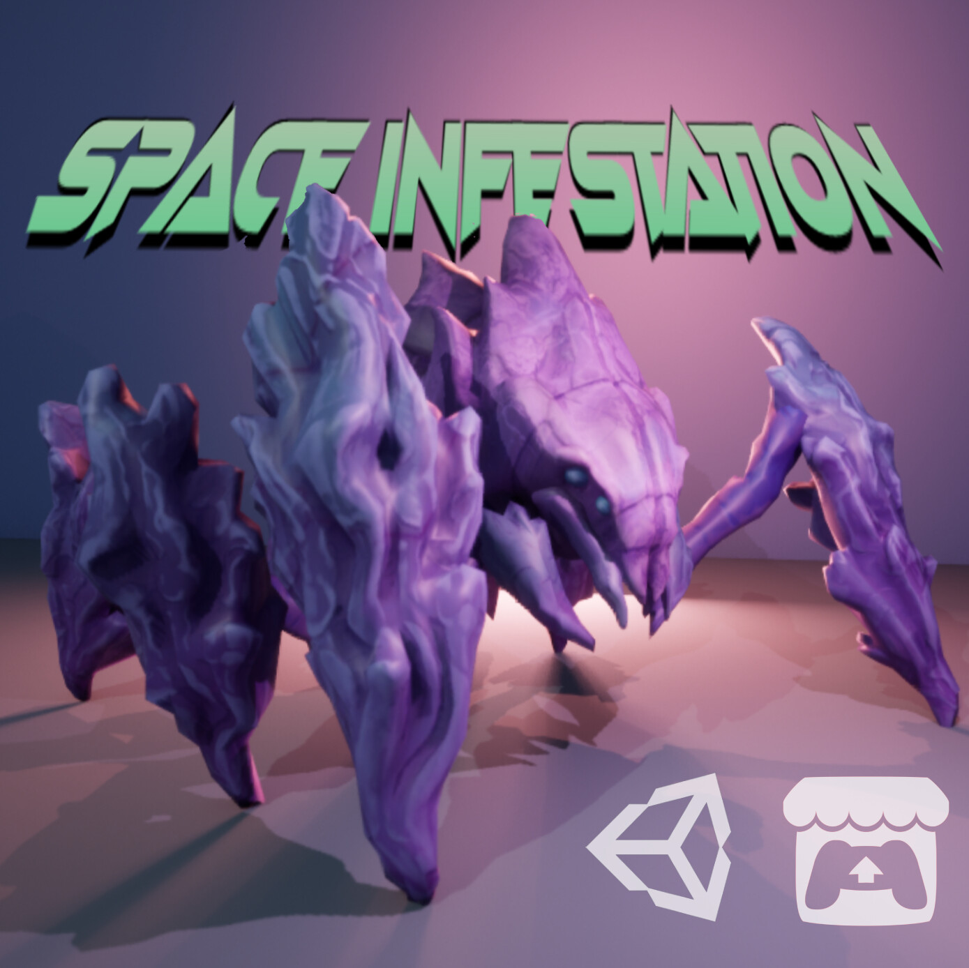 ArtStation - SPACE INFESTATION Itch.io 2024 game jam