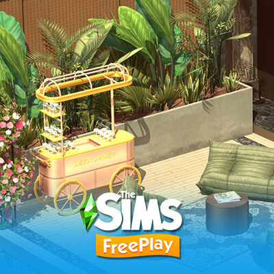 ArtStation - SIMS Freeplay – Loft Set