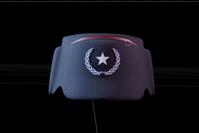 ArtStation - Officer Hat blender