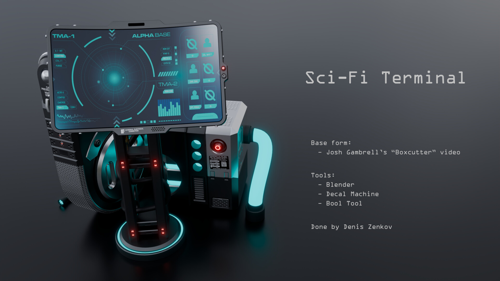 ArtStation - Sci-Fi Terminal
