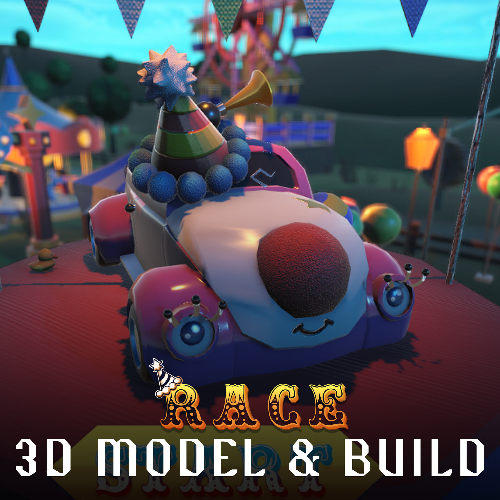 ArtStation - RACE - 3D Model & Circuit