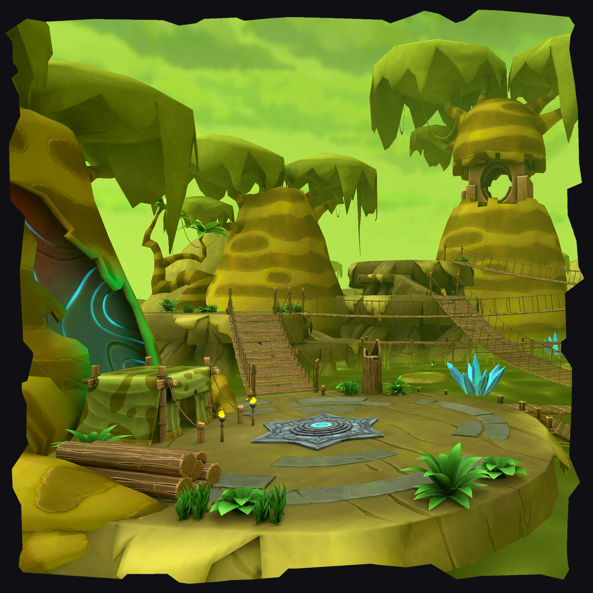 ArtStation - Stylized Swamp