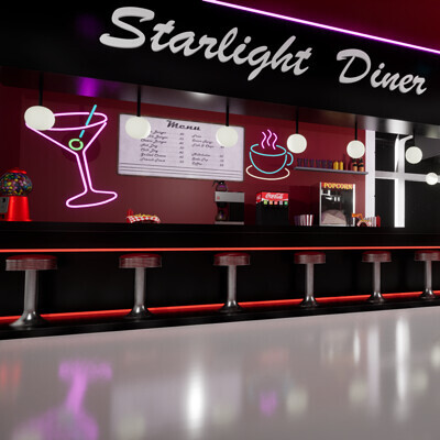 ArtStation - Starlight Diner