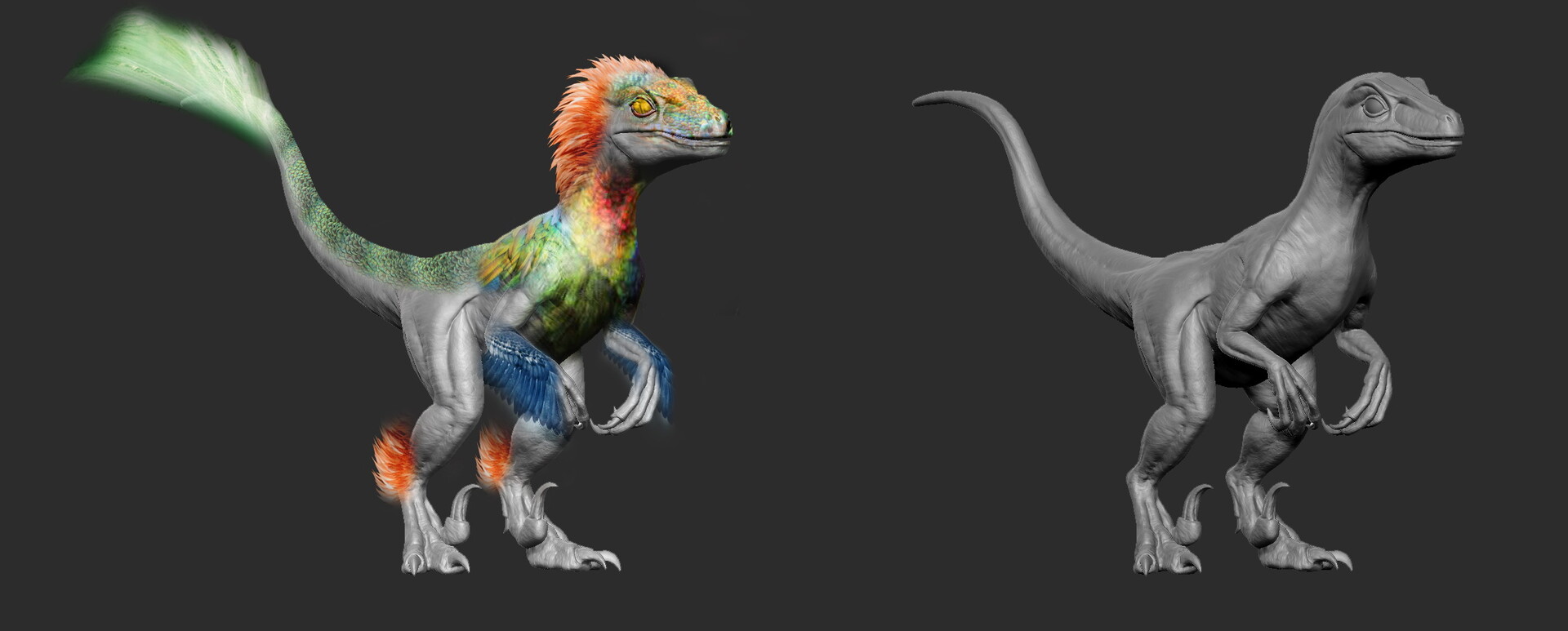ArtStation - Velociraptor_WIP
