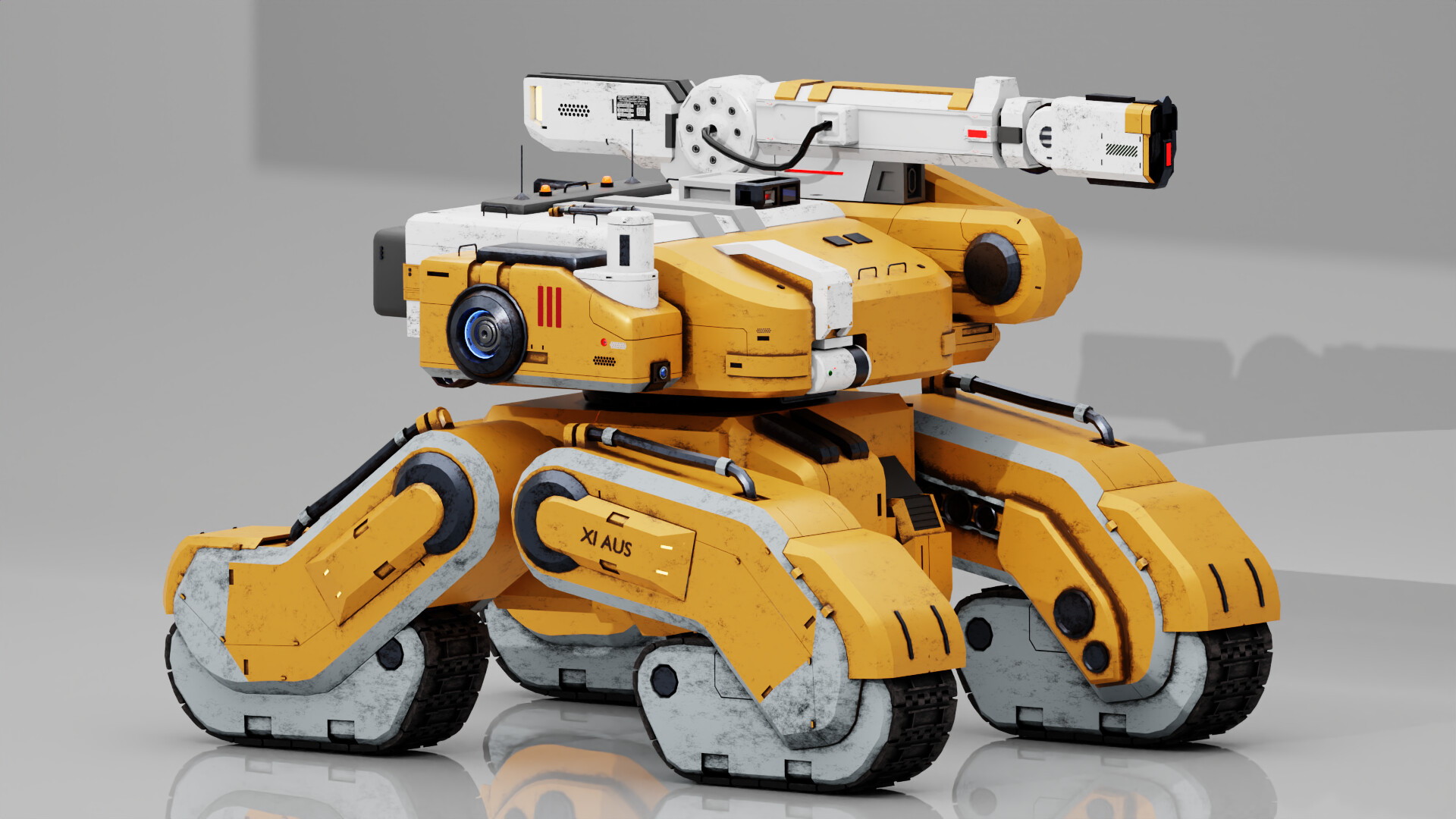 ArtStation - Multifunctional Robot - Concept by Alexander Andreev