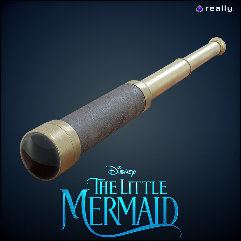 ArtStation - The Little Mermaid 2023: AR Movie Prop: Telescope