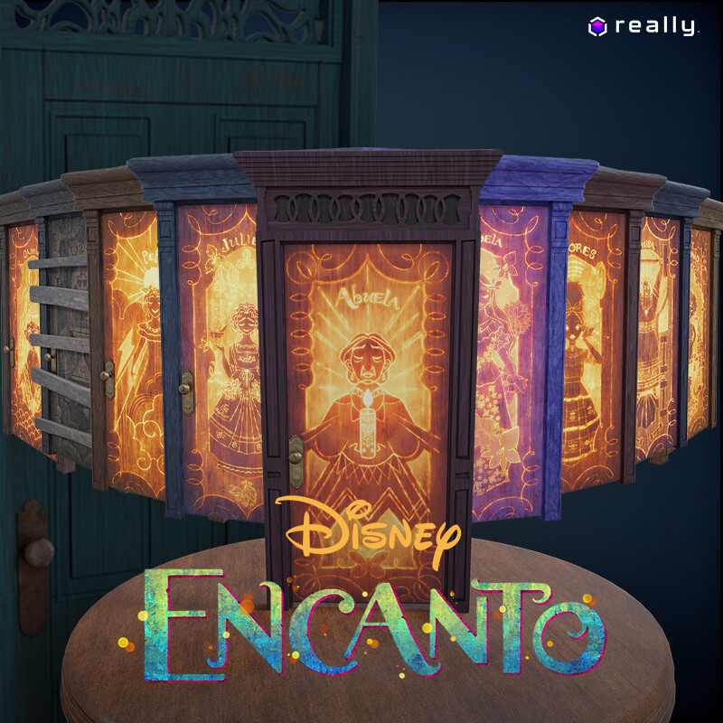 ArtStation - Encanto: AR Movie Set Piece: Madrigals Family Doors