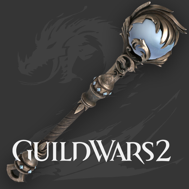 ArtStation - Remnant Scepter Skin - GuildWars2