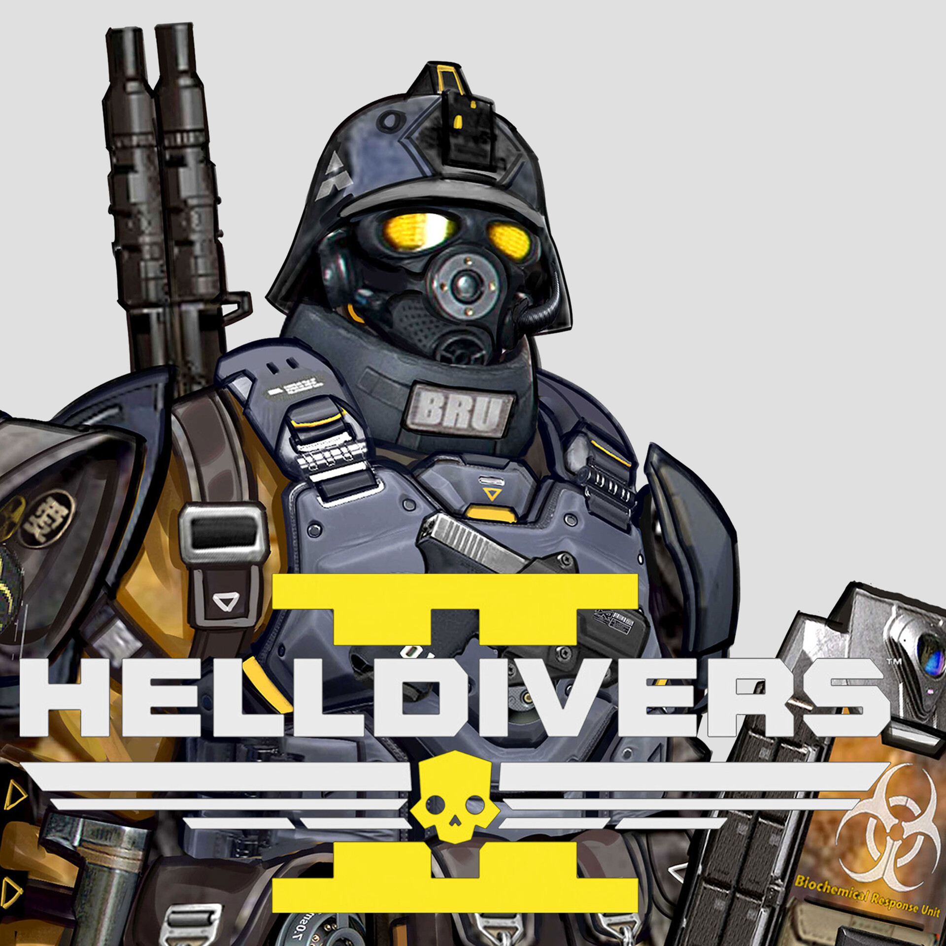 ArtStation - Helldivers Never Die 绝地潜兵同人设计