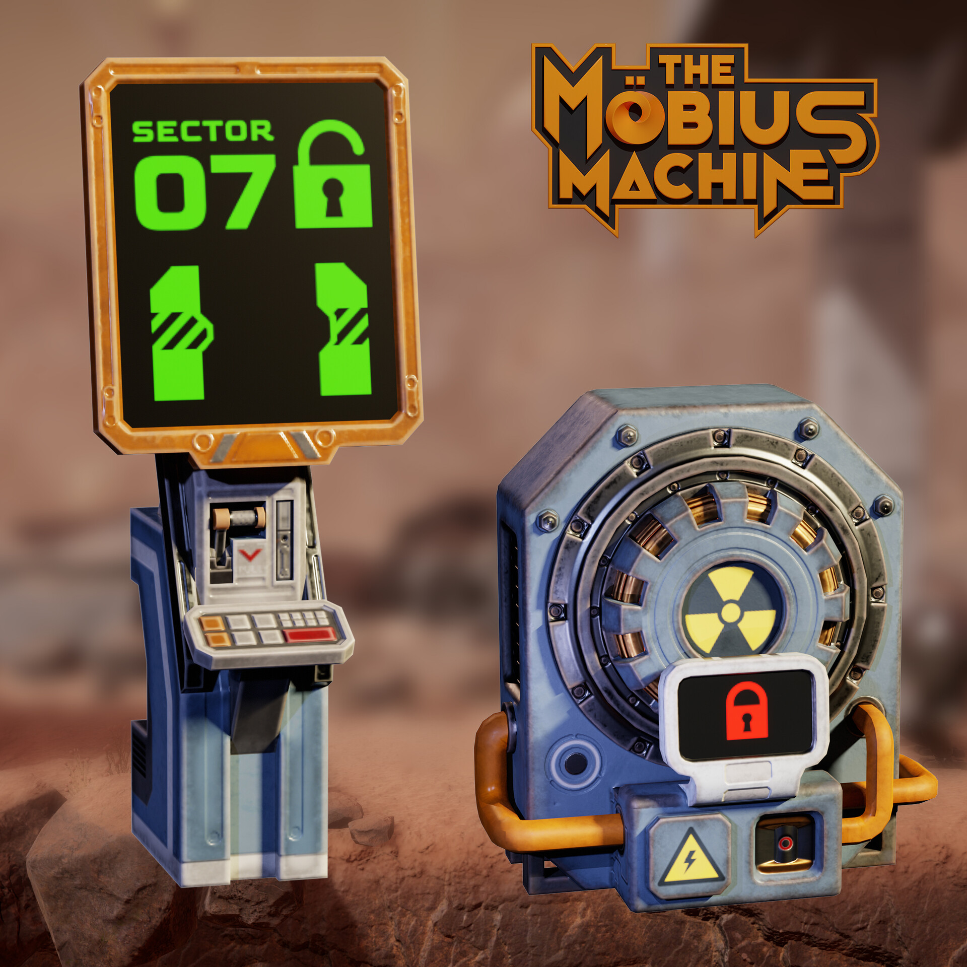 ArtStation - The Mobius Machine - small props