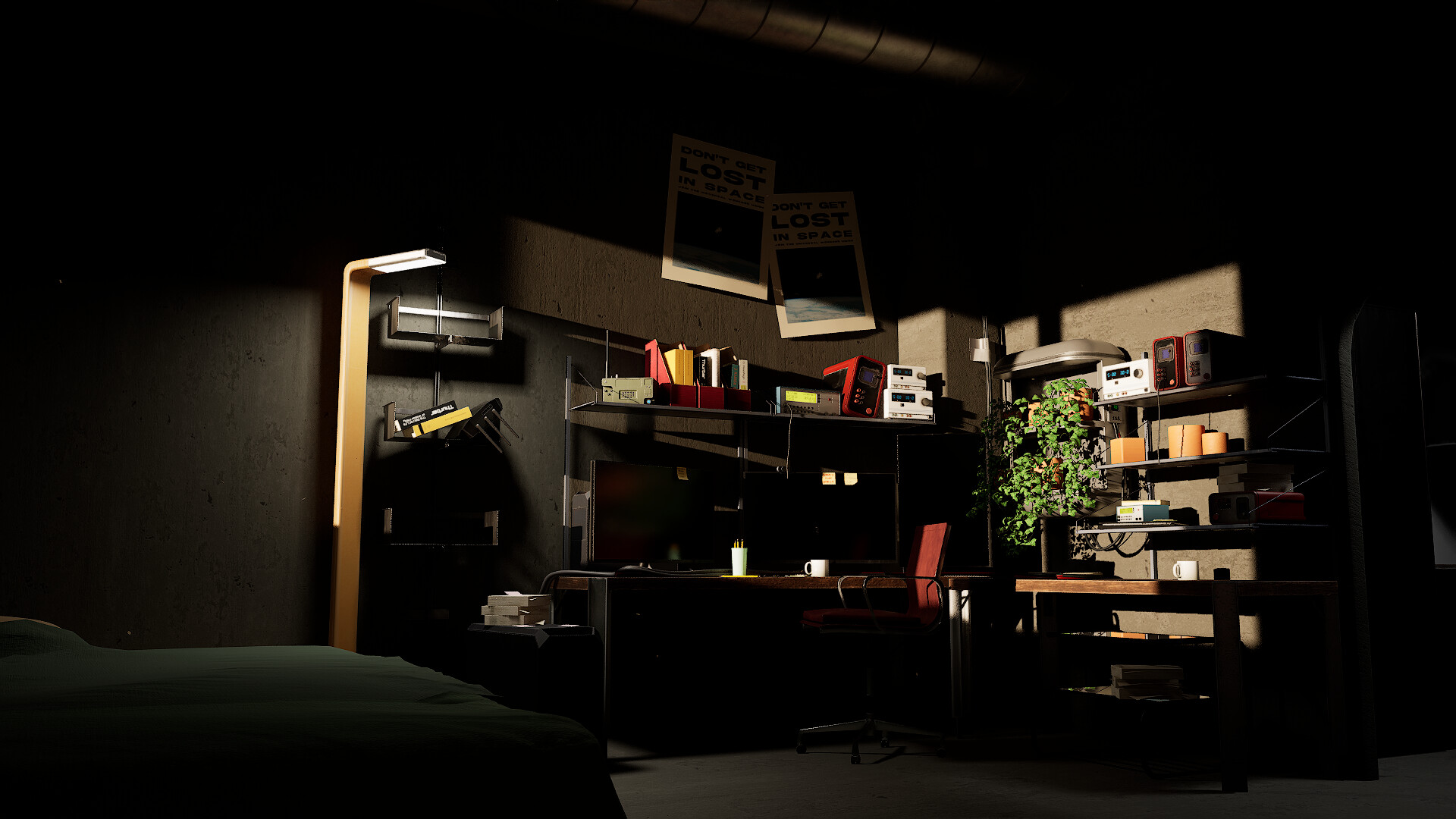 ArtStation - Cyberpunk Studio Apartment