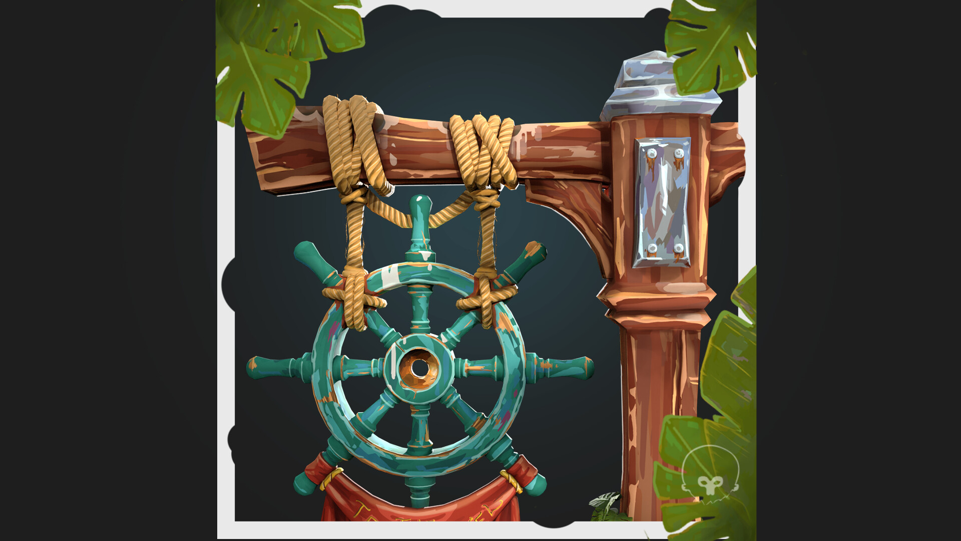 ArtStation - The Teal Wheel asset - Concept Jourdan Tuffan