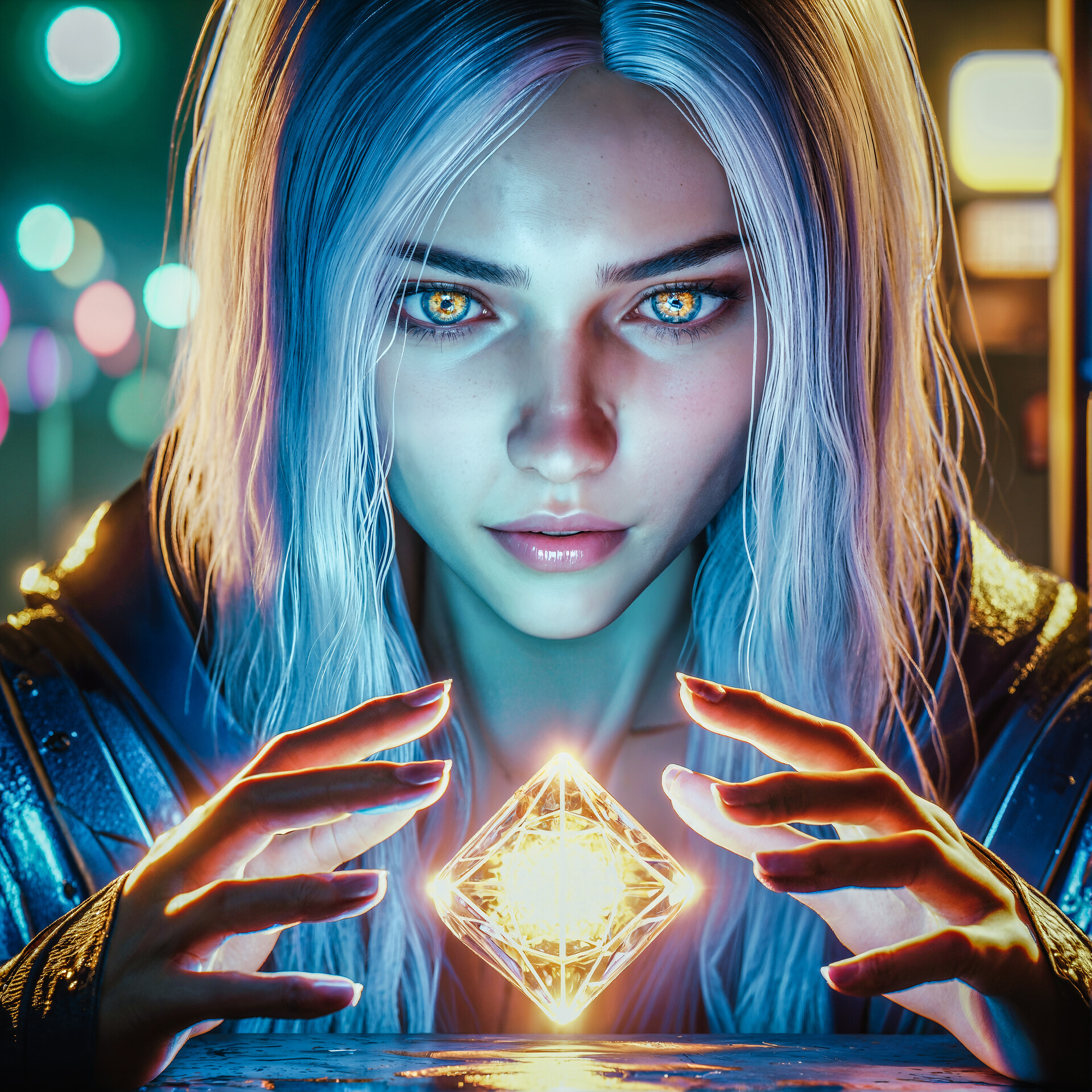 ArtStation - Neon-drenched
