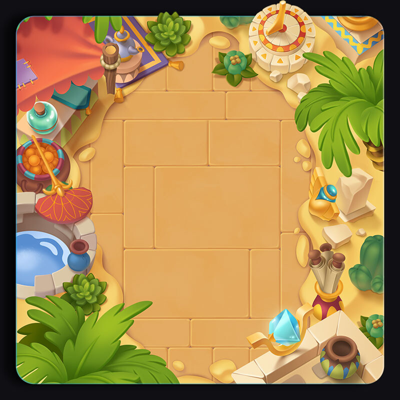 ArtStation - Domino Adventures - Main Gameplay Backgrounds