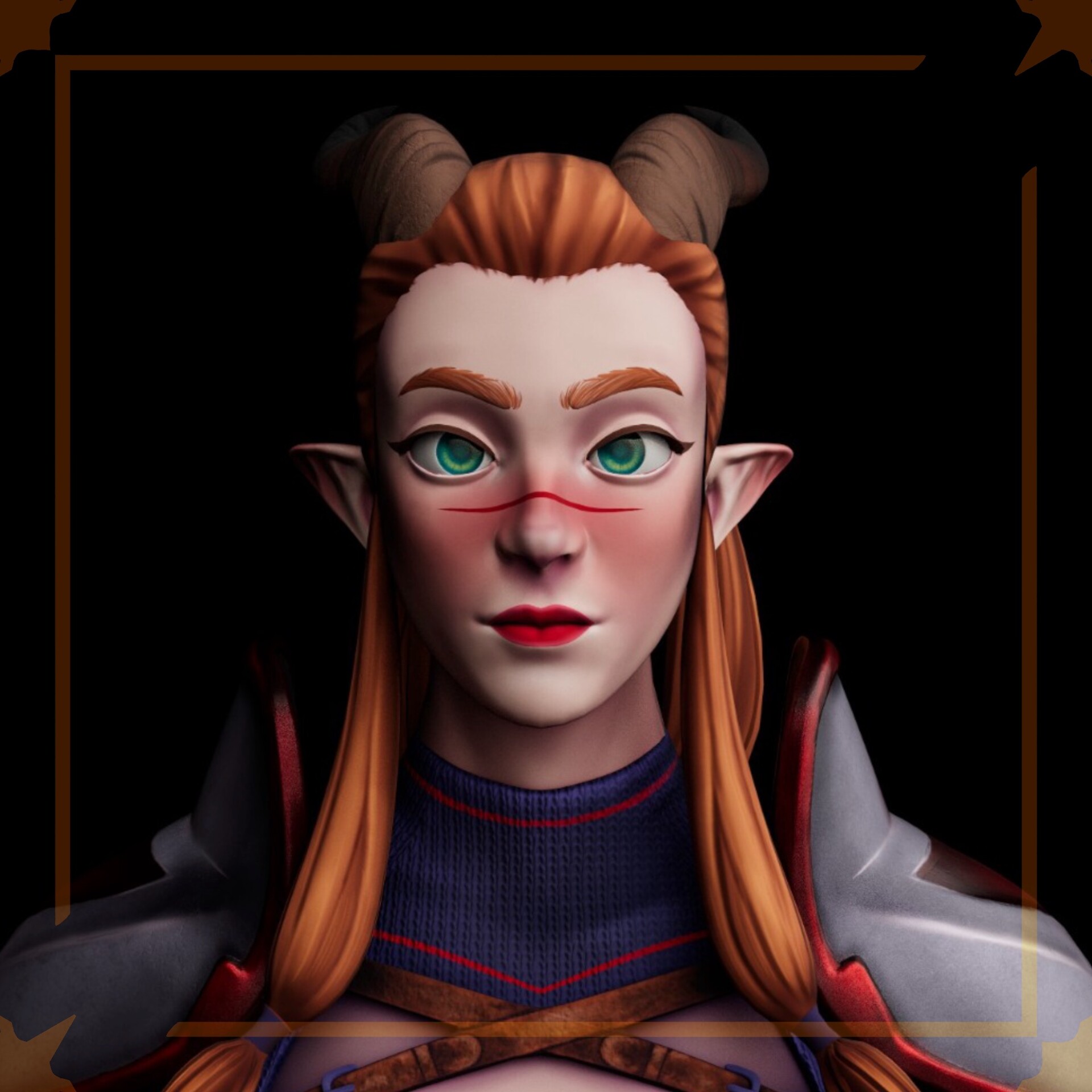 ArtStation - Kendra (gameready original character)