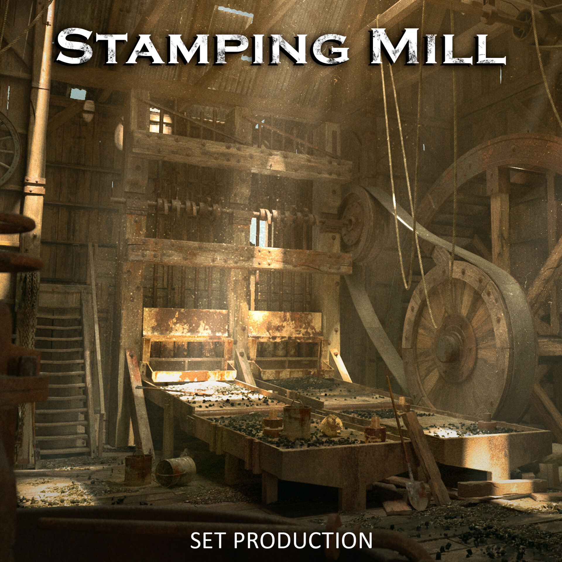 ArtStation - Stamping Mill - Set Production