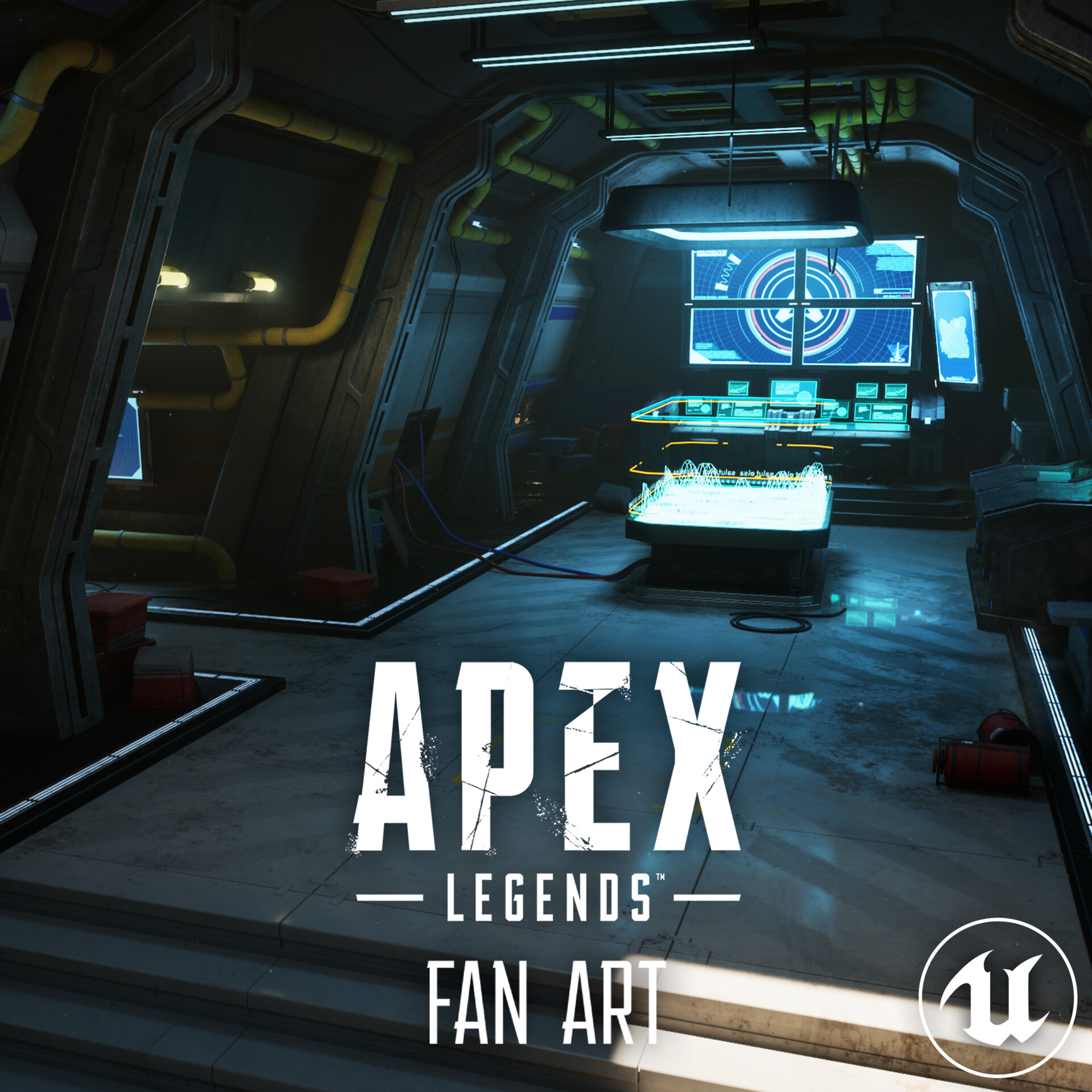 ArtStation - Research Center - Apex Legends Fan Art