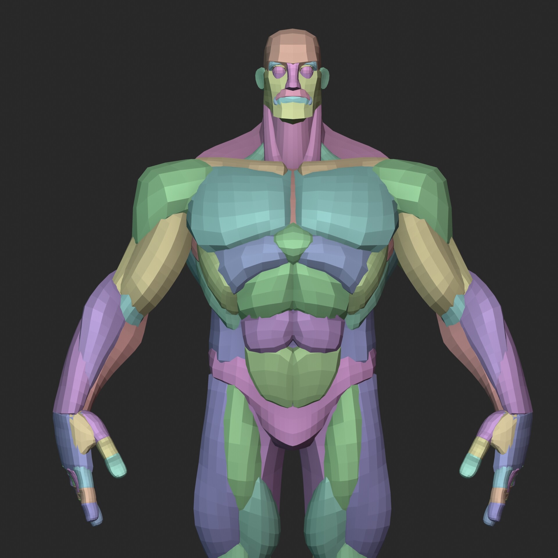 ArtStation - Stylized Hero Blockout V6