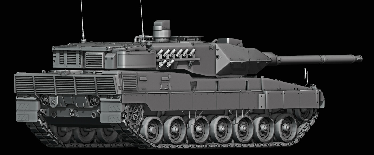 ArtStation - Leopard 2A7 (Finished)