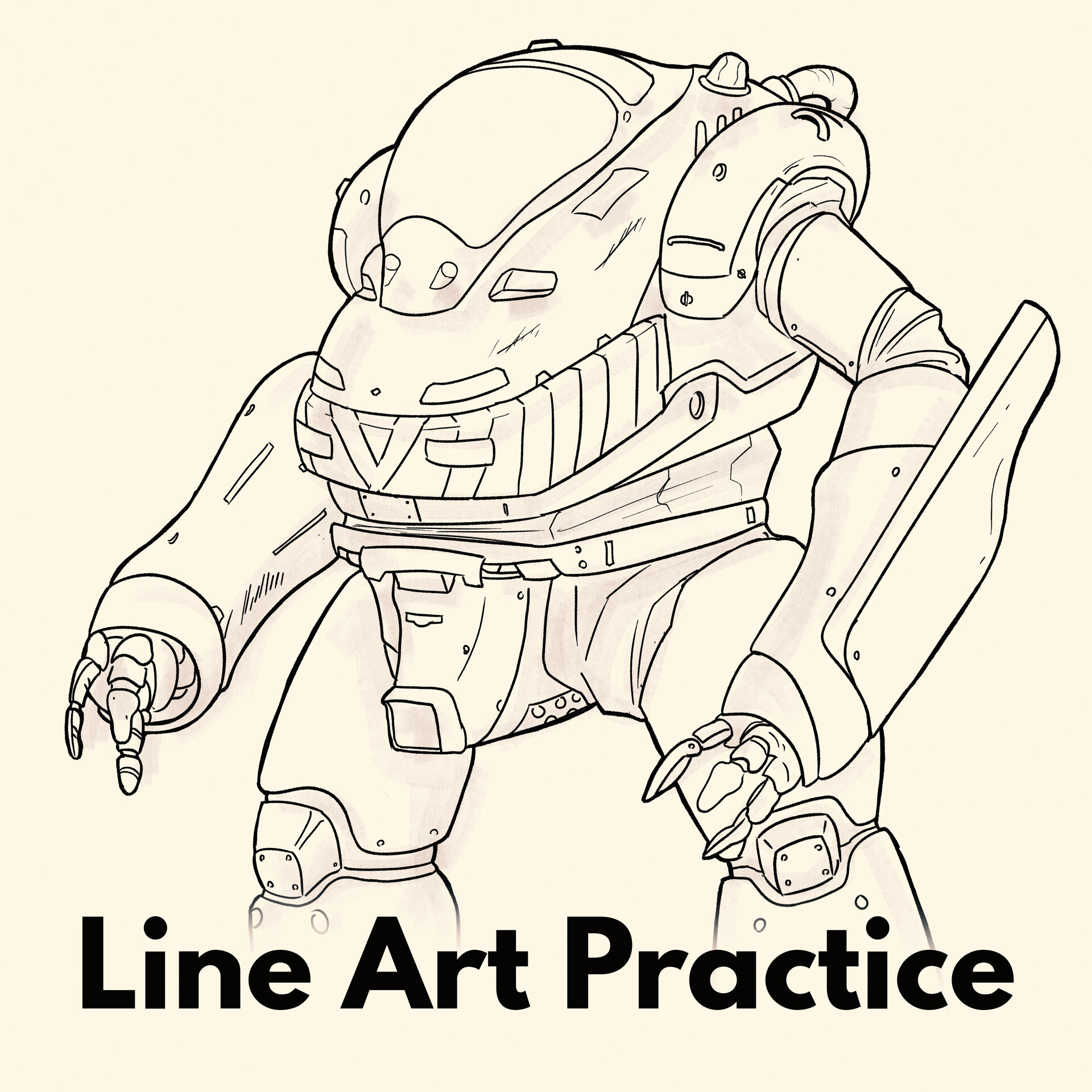 ArtStation - Line Art Practice