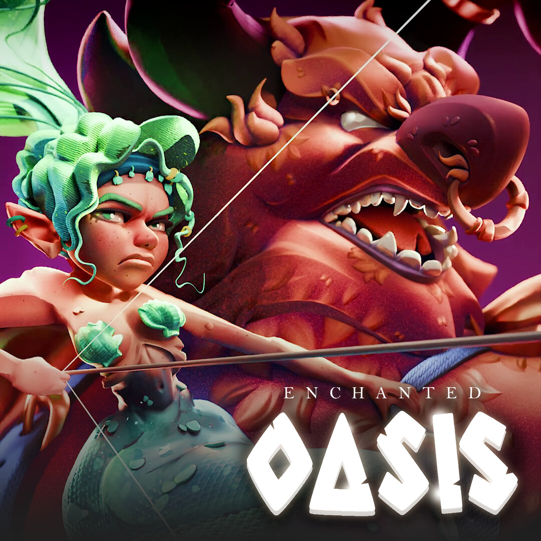 ArtStation - Archer Duo - Enchanted Oasis