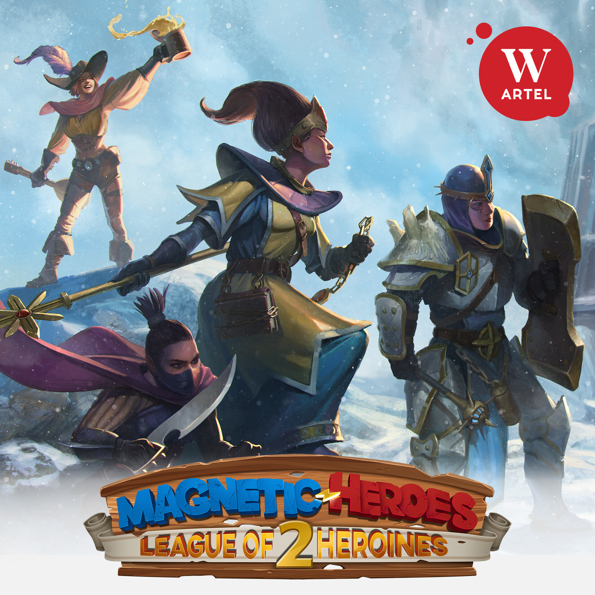 ArtStation - Magnetic Heroes 2: League of Heroines.