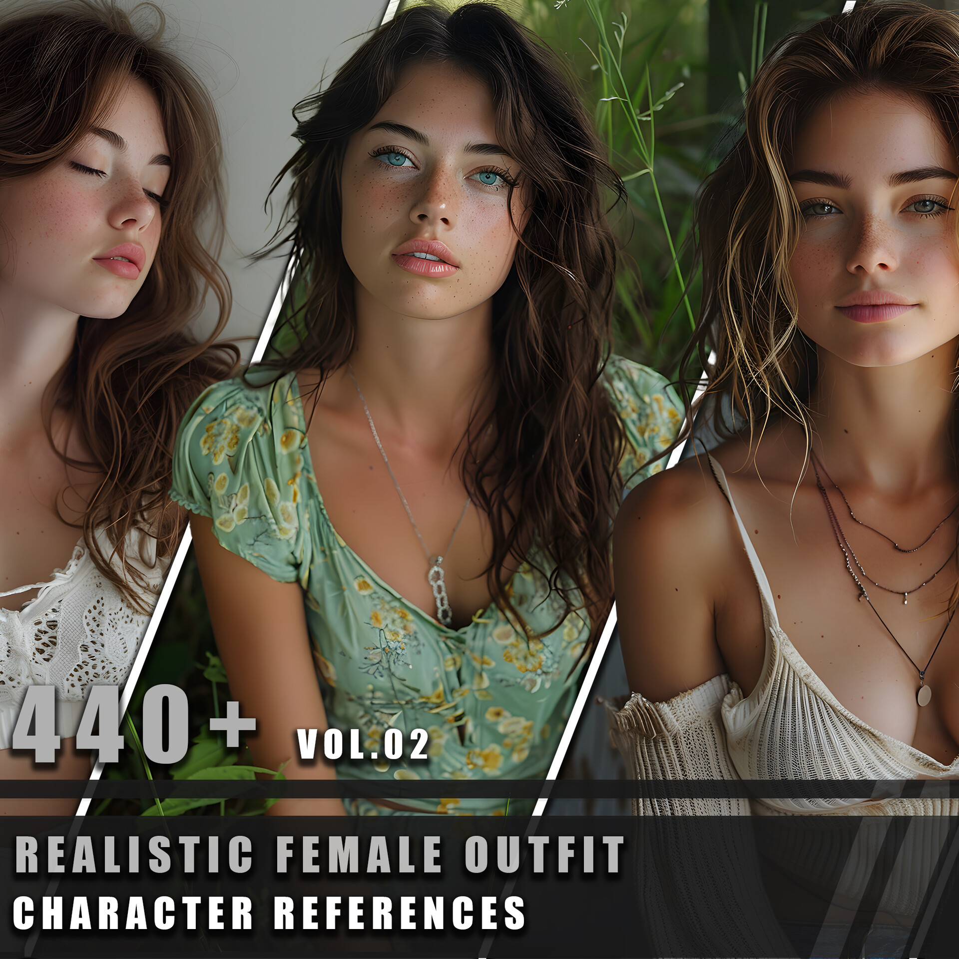 ArtStation - 440+ Realistic Female Outfit - Character References Vol.02
