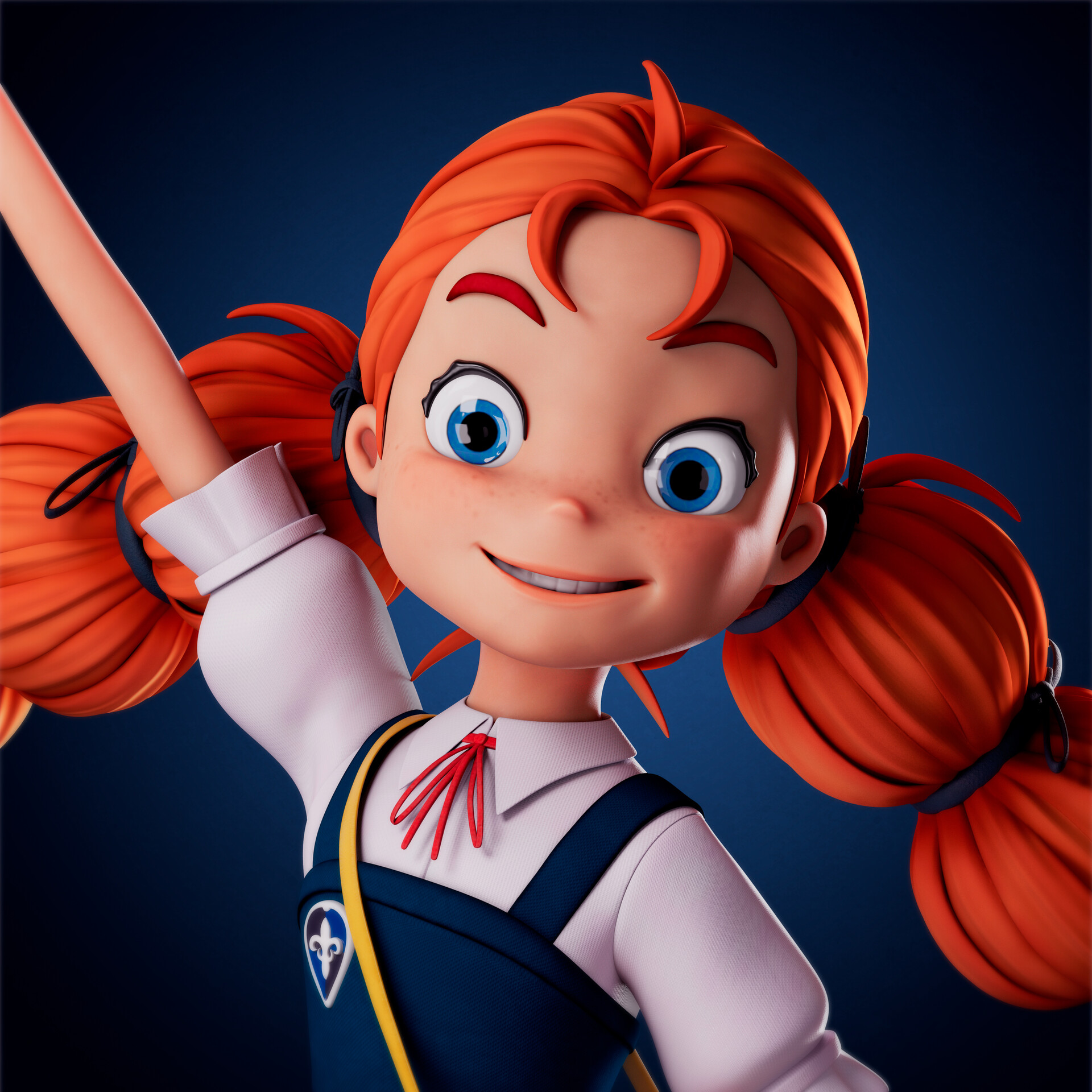 ArtStation - Annie | 3d Character | Cartoon
