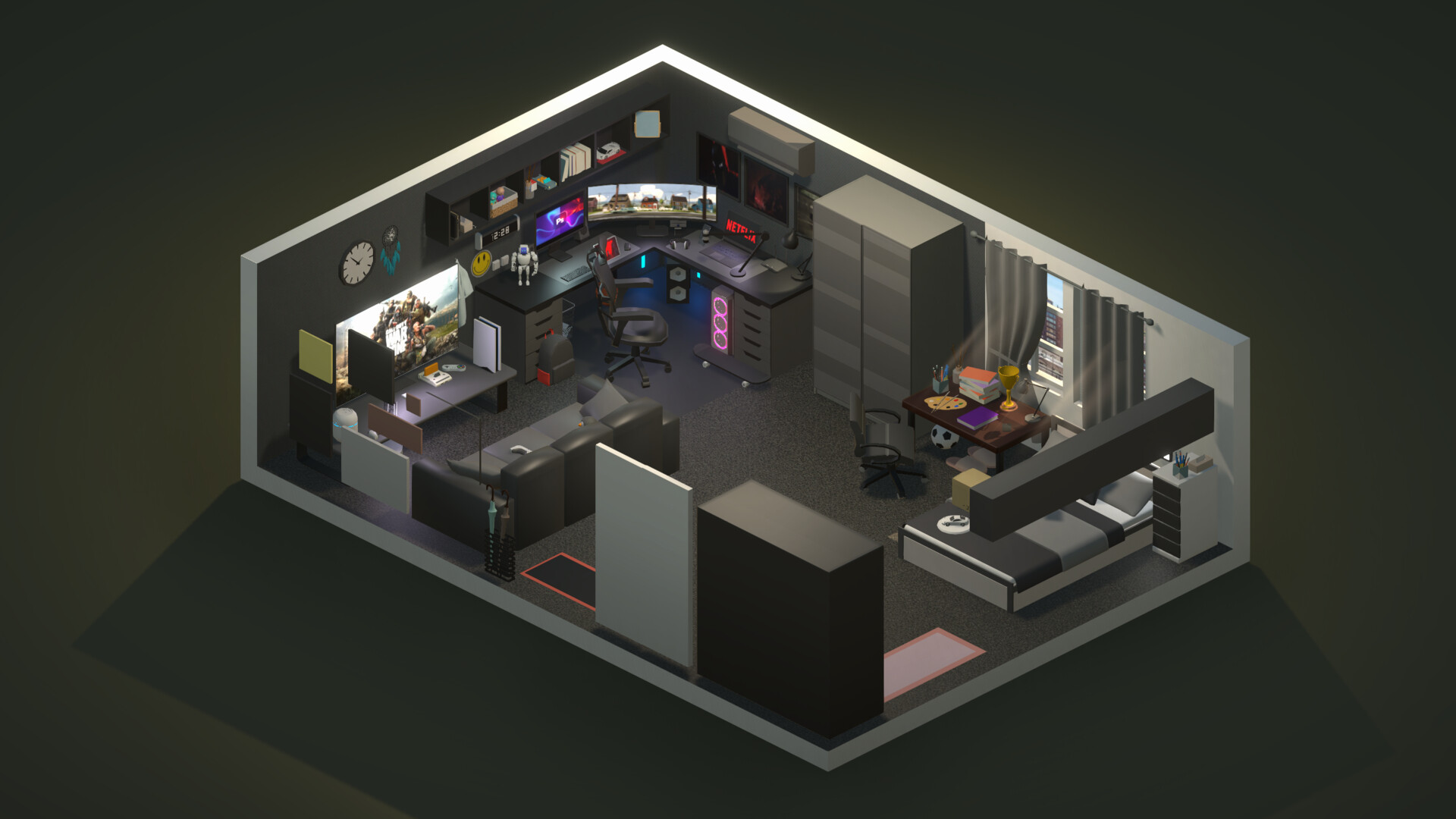 ArtStation - My Dream Setup (Game Art)