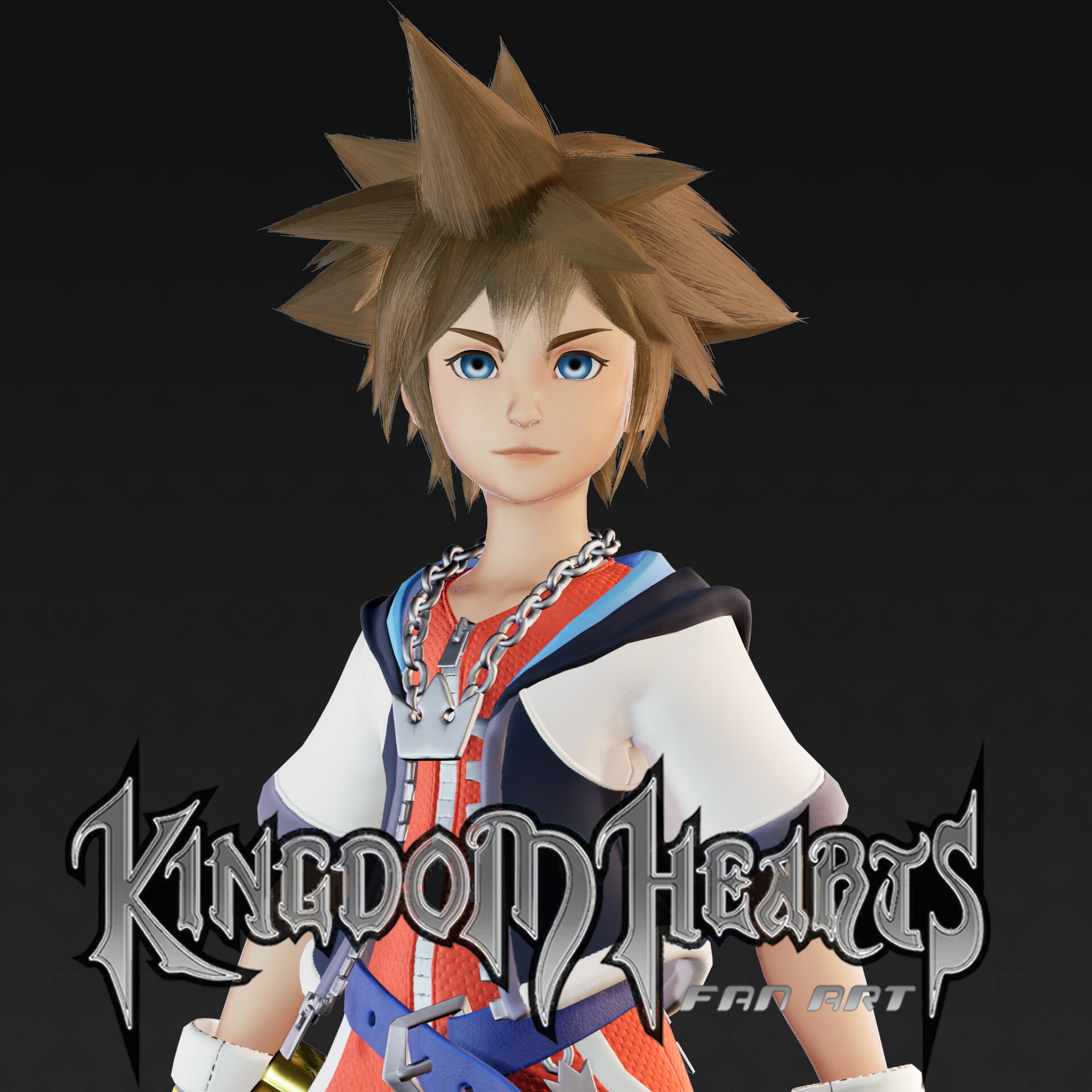 ArtStation - Sora - Kingdom Hearts Fanart