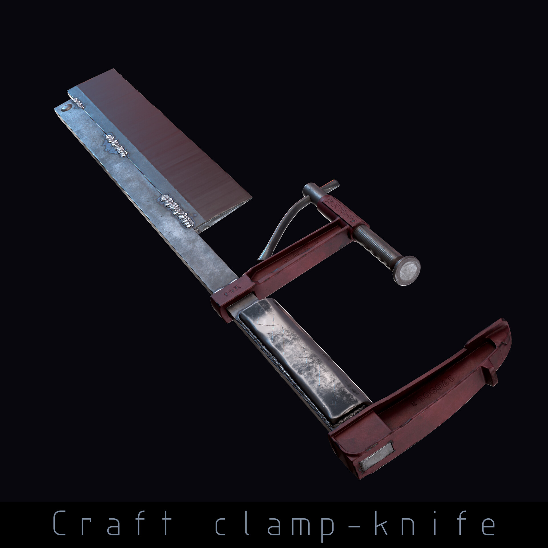 ArtStation - Craft clamp-knife