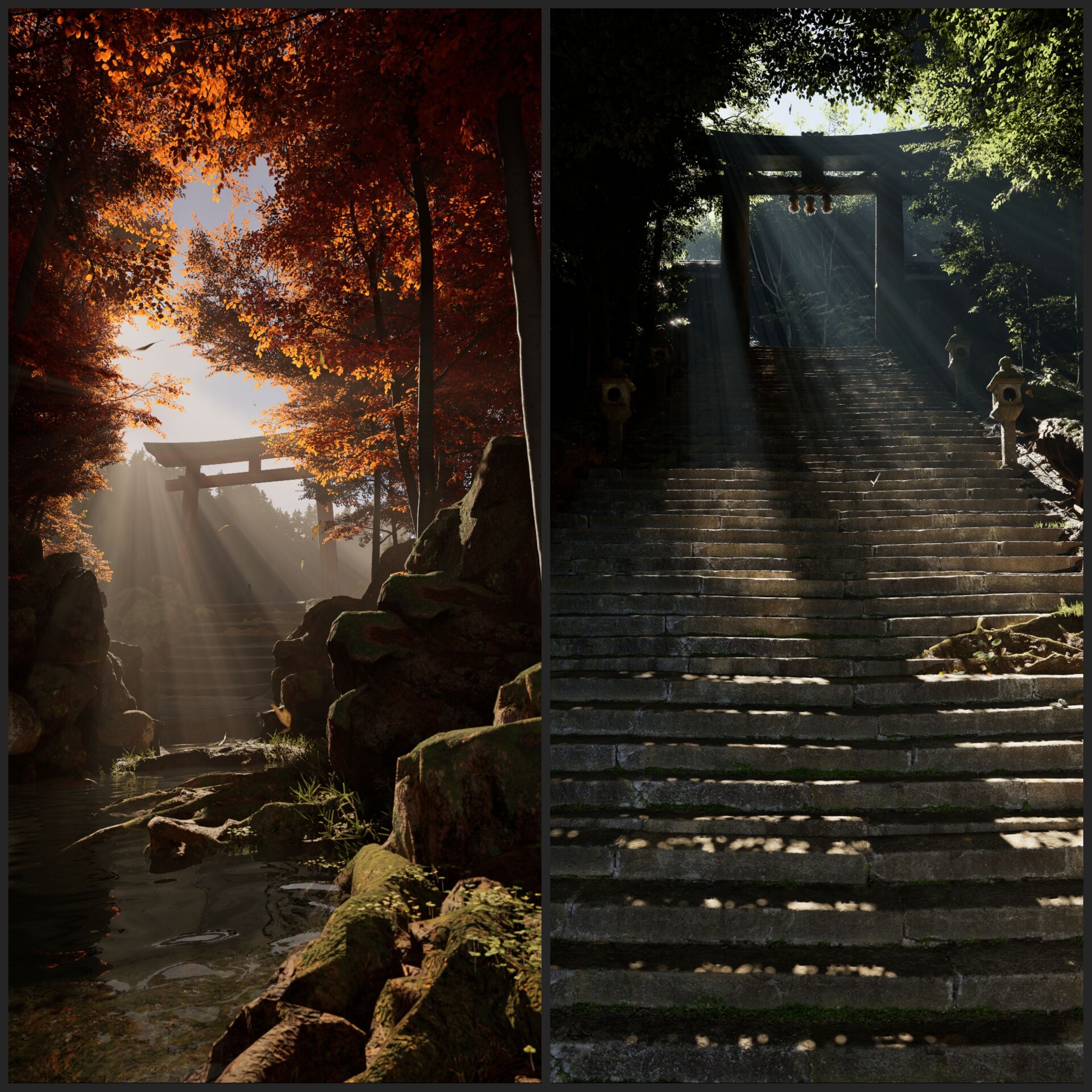 ArtStation - Torri Gate Environment