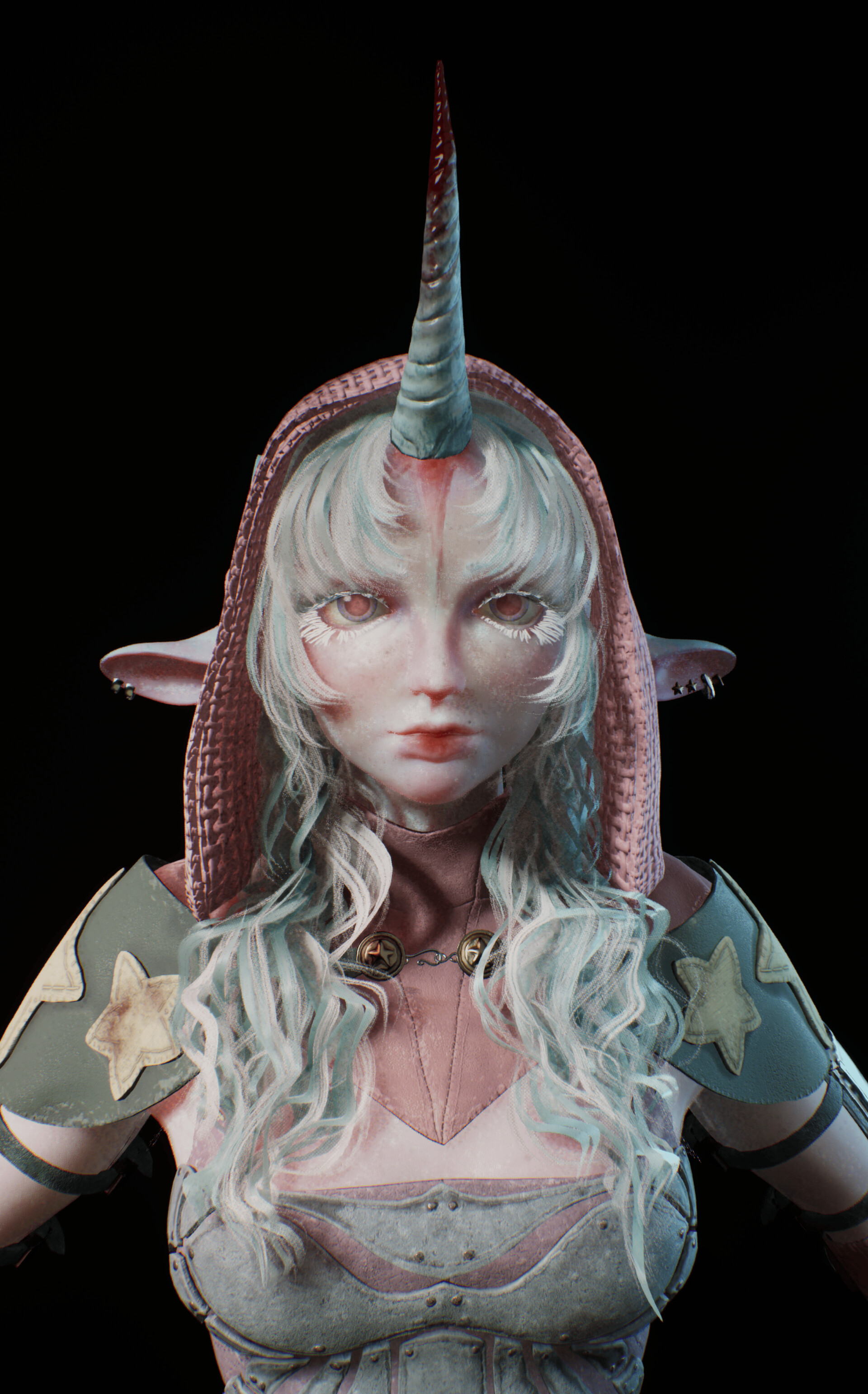 ArtStation - Unicorn Girl Warrior