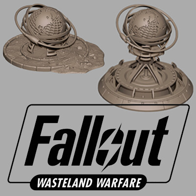ArtStation - Fallout: Wasteland Warfare - Galactic Zone - Nuka Globes