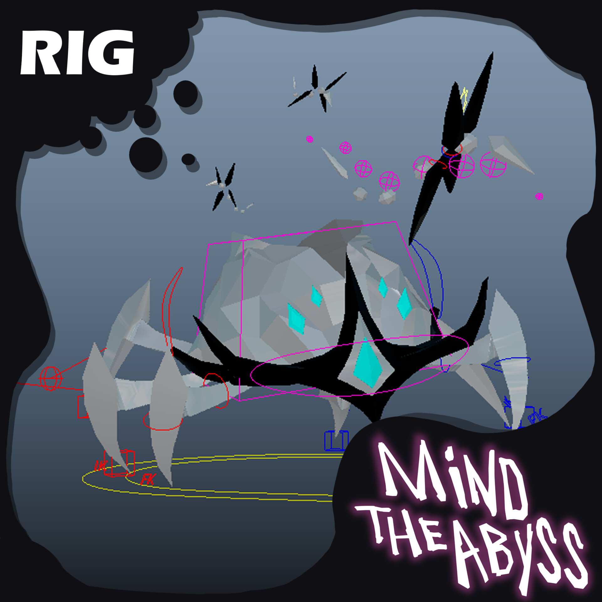 ArtStation - Mind the Abyss: Swarmer Beetle and Swarmer Rig Showcase