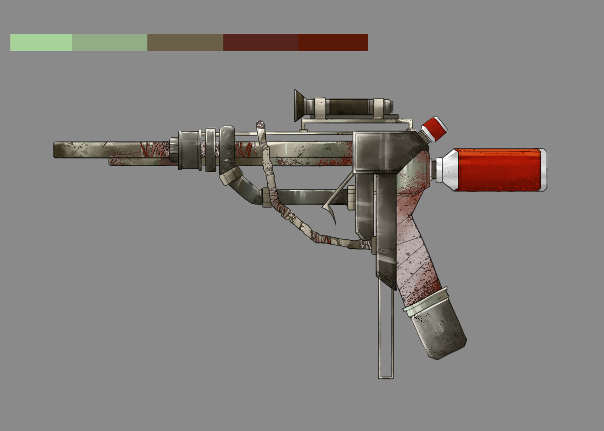 ArtStation - Scrap metal gun | Moonhound studio