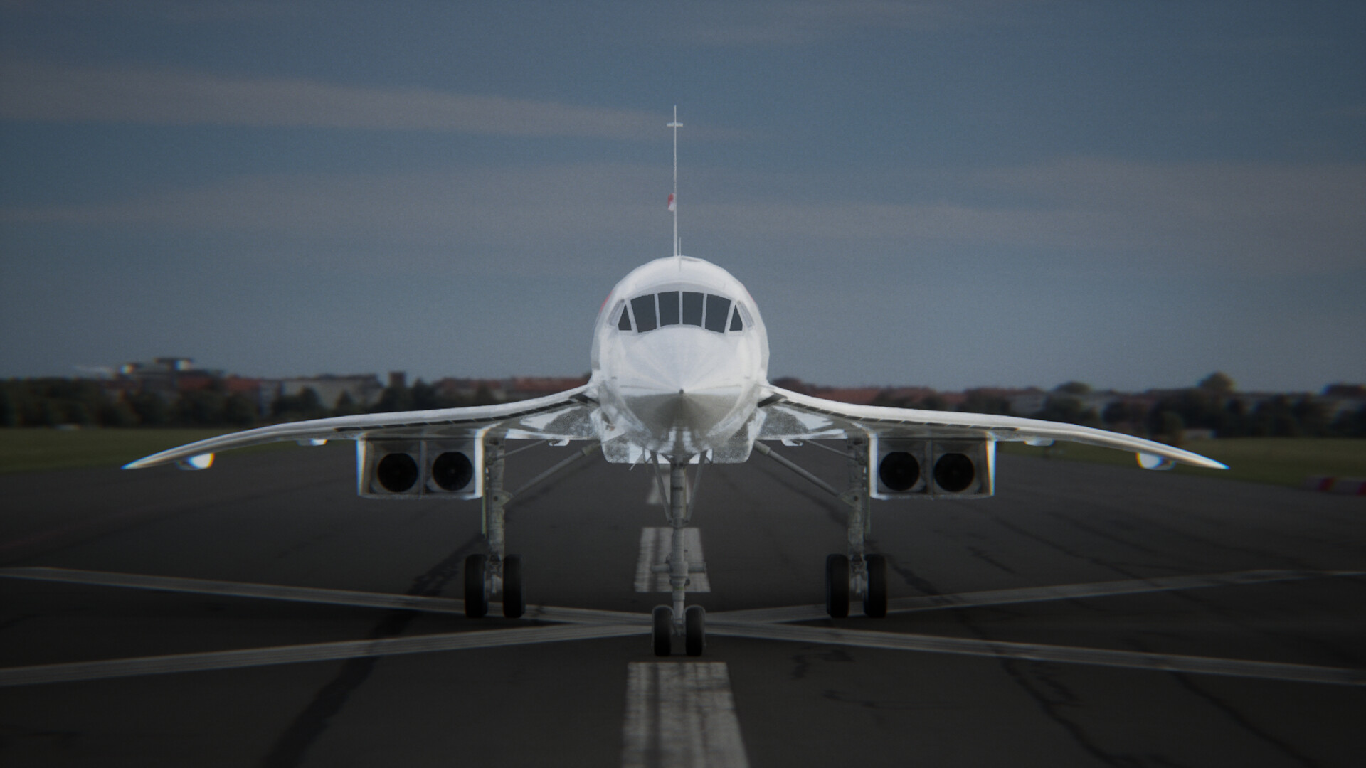 ArtStation - Concorde 3D Model (with functioning droop snoot)
