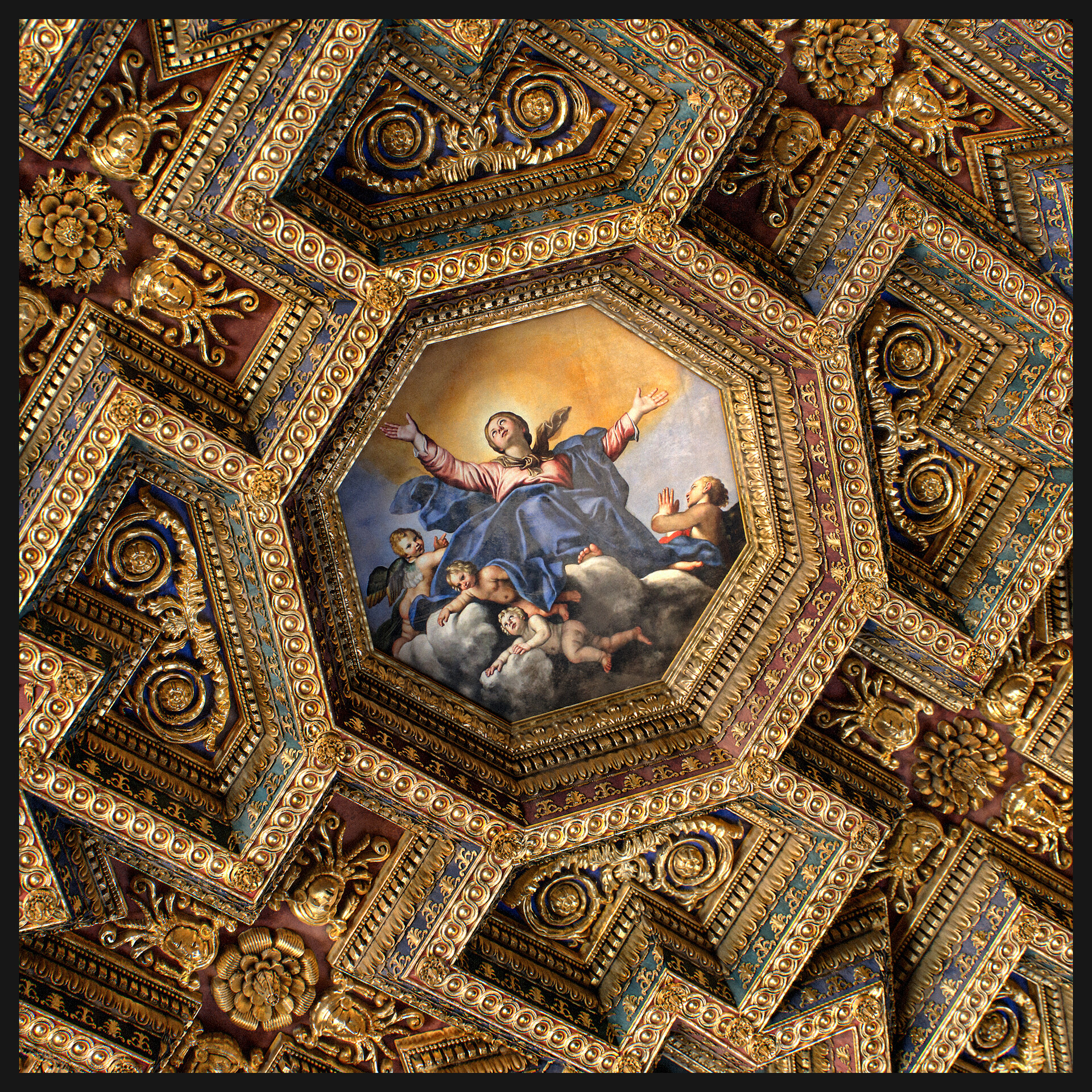 ArtStation - Baroque Ceiling Material (Basilica of Santa Maria in Trastevere)